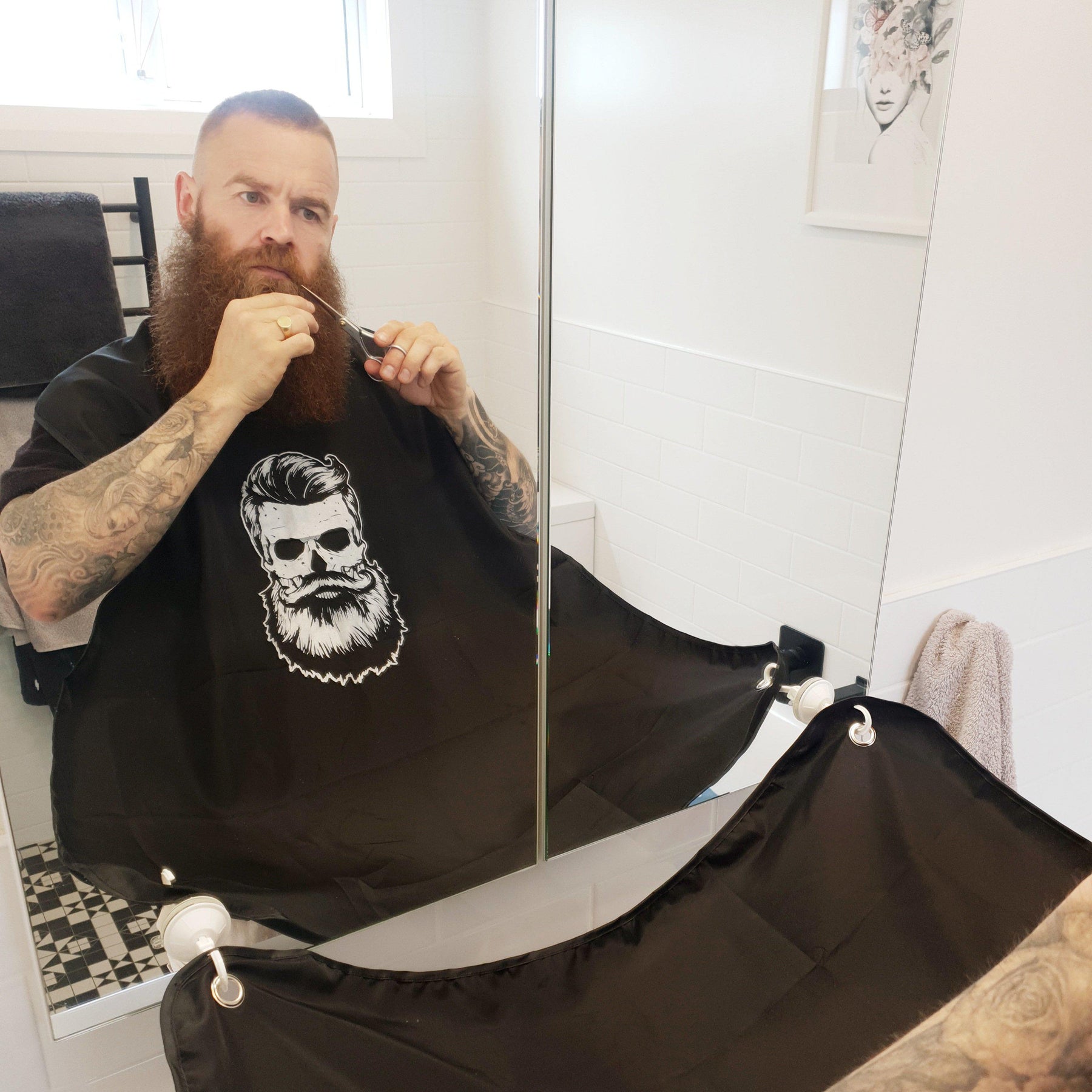 Beard Grooming Bib – BEARDED.